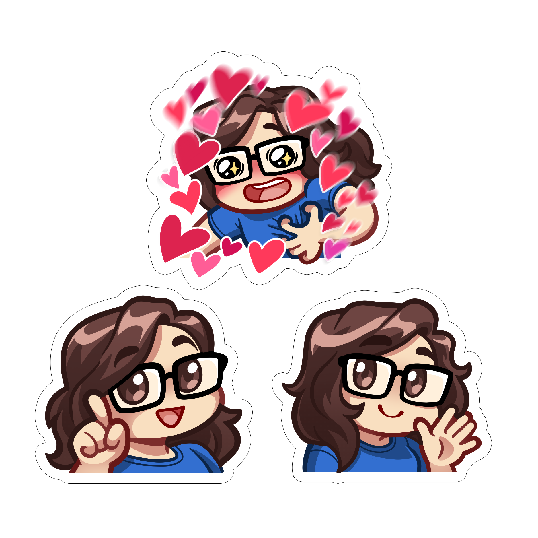 STICKER | TINA EMOTES! – FrameRate