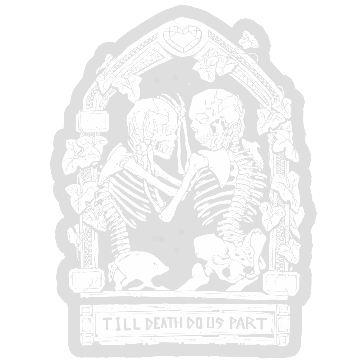 CLEAR STICKER | DEATH DO US PART – FrameRate
