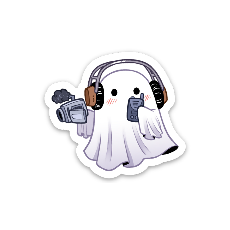 🐝 Ghost Hunter Sticker – FrameRate